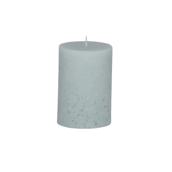 Terra Texture Pillar Candle Sky – Mary & Tex Curious Emporium